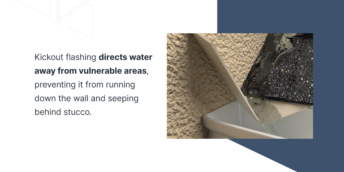 Best Way to Keep Stucco Walls Protected | Kickout Flashing