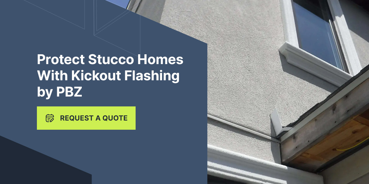 Best Way to Keep Stucco Walls Protected | Kickout Flashing